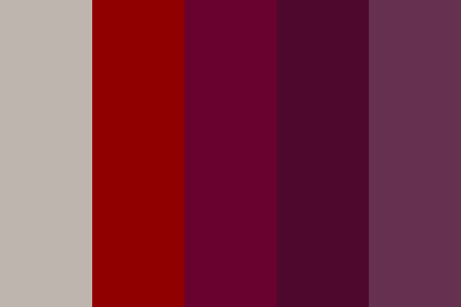 Fusion Burgundy & Wine Color Palette Fusion Burgundy & Wine Color Palette
