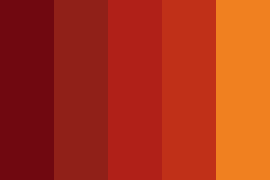 Summer Fire Color Palette Summer Fire Color Palette