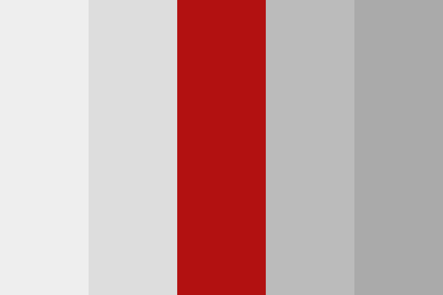 Hint of Bright Red Color Palette