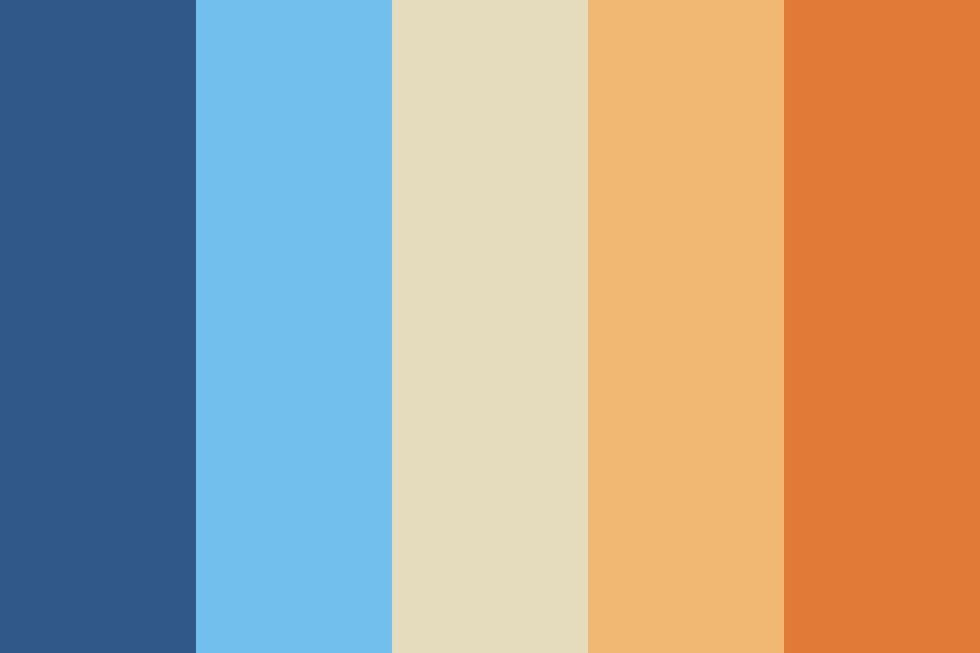 Bluey party Color Palette Bluey party Color Palette